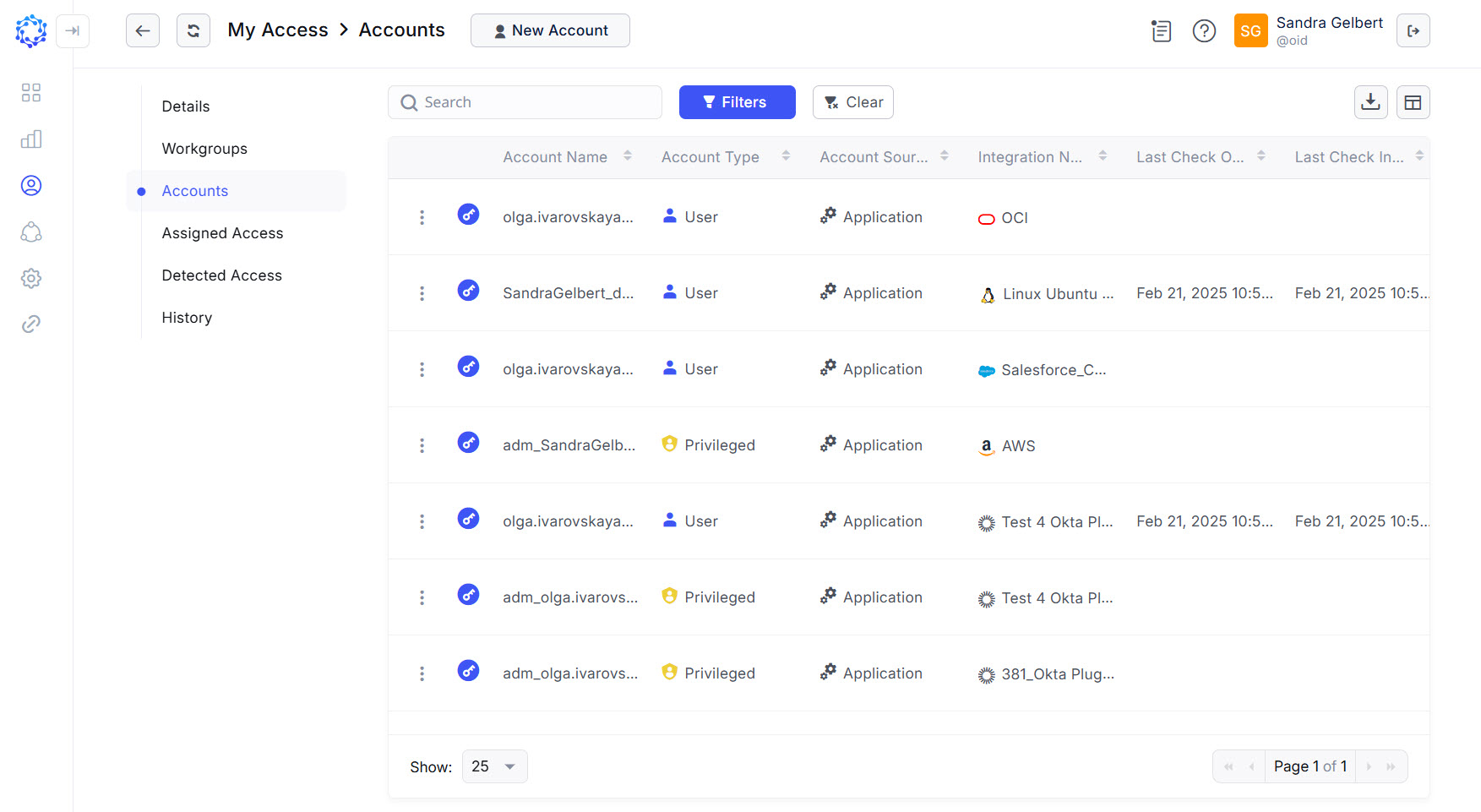 My Accounts | ObserveID Documentation